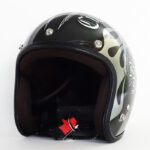 IP-1001カスタム72JAM フレイムスクロス BLACK | ジェットヘルメット | 72JAM ジャムテックジャパン